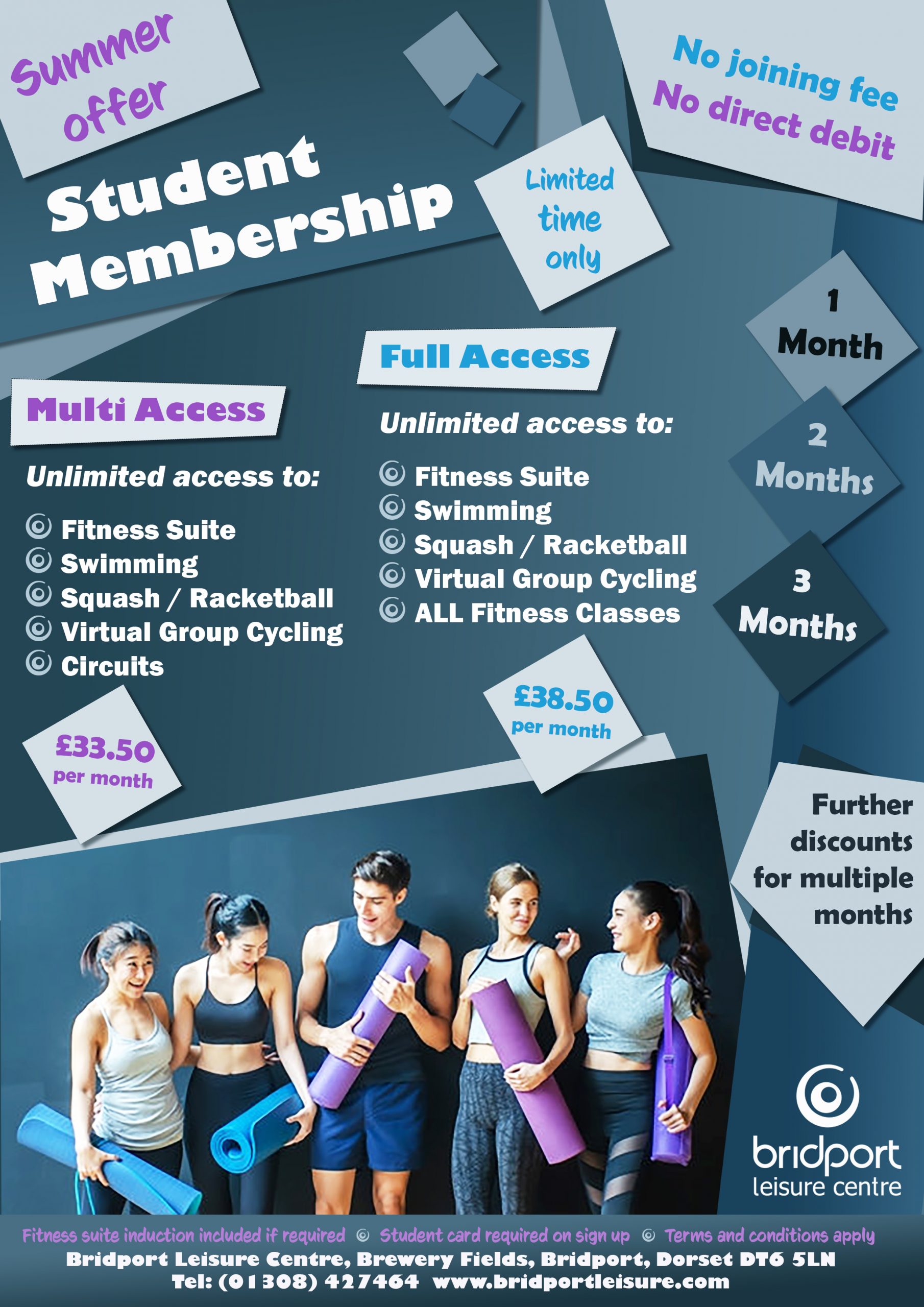 Bridport Leisure - Fitness, Swimming & Gym - 01308 427464